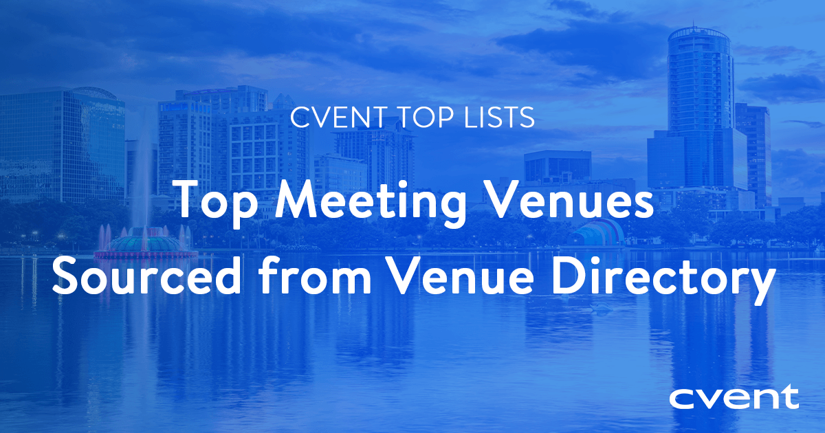 Top 50 Meeting Venues Sourced from Venue Directory